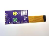 China Multifunctional Custom Membrane Switch Waterproof Chemical Resistant 1.25MM Pitch for sale