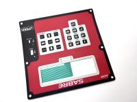 China Dustproof Standard Membrane Switch Long Lifespan 1.0MM Thickness For CNC Machine for sale
