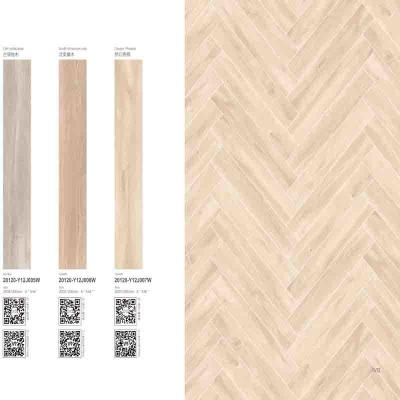 China 8mm Thickness Wood Effect Porcelain Tile 200x1200mm Lappato Surface Indoor Outdoor Bathroom Floor Wall for sale
