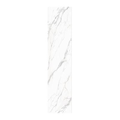 China Antibacterial Glazed Porcelain Tile Waterfall White Polished Slate Shower Floor for sale
