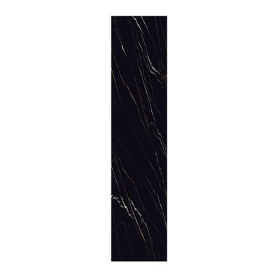 China Black Gold Natural Stone Slab SHARON 1600x3200mm Matte Finish for Flooring Wall Cladding Countertops for sale