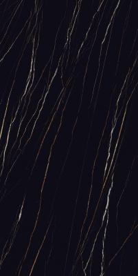China Black Gold Natural Stone Slab SHARON 1600x3200mm Durable Porcelain Slab for Countertops for sale