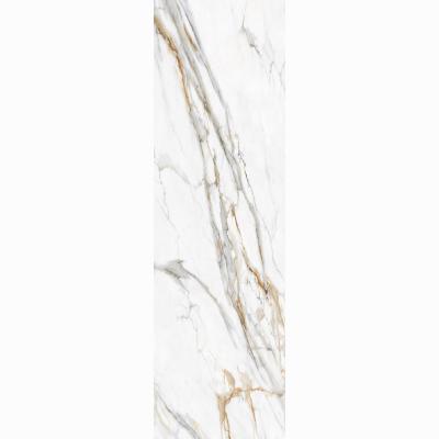 China Golden Elegance Sintered Stone Tile 800x2700mm Wear Resistant Wall Covering for sale