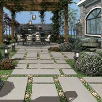 China Glazed Porcelain Tile 600x1200mm 20mm Thickness Slip Resistant Floor and Wall Tile for sale