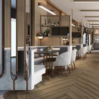 China Glazed Porcelain Tile 200x1200mm Matt Wooden Floor Wall Tile PEI 4 for sale