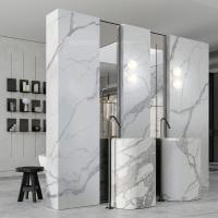 China 6mm Glazed Porcelain Tile 1200x2800mm Floor Wall Durable Matt Finish White for sale
