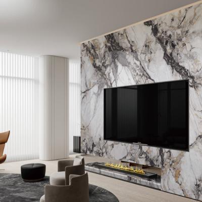 China White Glazed Porcelain Tile 12mm Frost Resistant Rectified Edge Commercial Grade Flooring for sale