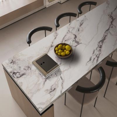 China White Glazed Porcelain Tile 1600x3200mm 6mm Frost Resistant 0.05% Water Absorption for sale