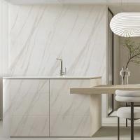 China White Glazed Porcelain Tile 1600x3200mm with 0.05% Water Absorption and 5-Year Warranty for sale