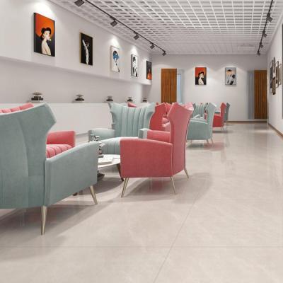 China Rectified Polished Porcelain Tile 750x1500mm Light Grey PEI 4 Rating Glazed Floor Wall Tile for sale
