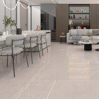 China Grey Glazed Rectified Porcelain Tile 10mm PEI 4 Low Water Absorption 0.05% for sale