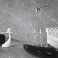 China BOLI Glazed Polished White Porcelain Tile 1200x2700mm 12mm Rectified Edge for sale