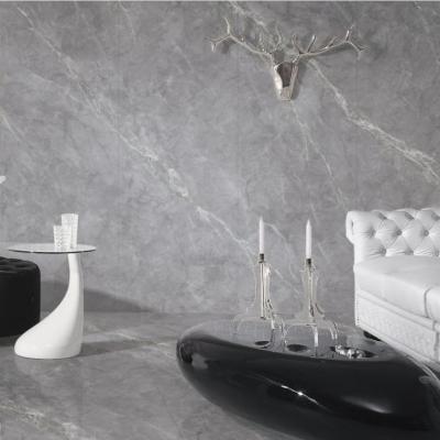 China BOLI Glazed Polished White Porcelain Tile 1200x2700mm 12mm Rectified Edge for sale