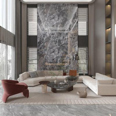China Grey Rectified Porcelain Floor and Wall Tile Frost Resistant PEI 4 0.05 Percent Water Absorption for sale