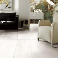 China 600x600mm Glazed Polished Porcelain Tile 9mm White Frost Resistant Floor Wall for sale
