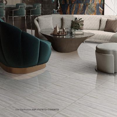 China White Glazed Porcelain Tile with 9mm Thickness and Rectified Edge for sale