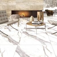 China Polished Glazed Porcelain Tile in White for Floor and Wall Application for sale
