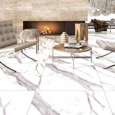 China Polished Glazed Porcelain Tile in White for Floor and Wall Application for sale