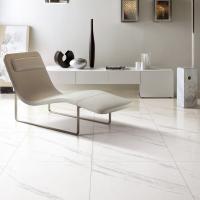 China Glazed Porcelain Tile 600x600mm 9mm Thick White Polished Floor Wall Tile for sale