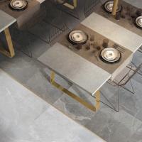 China Grey Glazed Porcelain Tile 9mm Thickness Suitable for Floor and Wall Matt for sale