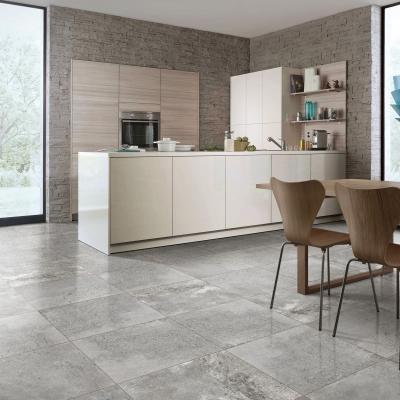 China Glazed Porcelain Floor Tile 600x600mm 0.05% Water Absorption PEI 4 Grey for sale