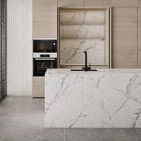 China White Glazed Porcelain Tile 1600x3200mm 12mm Thick for Floor and Wall for sale