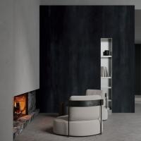 China BOLI 1600x3200mm Glazed Porcelain Tile 12mm Thick Grey Polished Floor Tile for sale