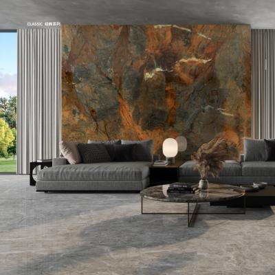 China Glazed Porcelain Tile 800x2600mm 9mm Thickness Beige Rectified Flooring for Residential Commercial Use for sale