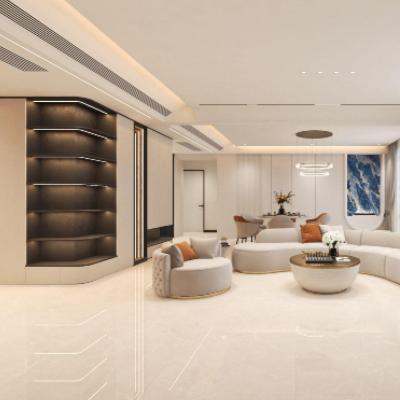 China Glazed Porcelain Tile 24x36 Inch 0.05% Water Absorption Beige Floor and Wall Tile for Kitchen for sale