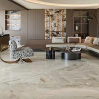 China Matching grout glazed ceramic floor and wall tiles featuring rectified edge ideal for durable stylish modern architectural projects for sale