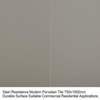 China Stain Resistant Porcelain Tile 750x1500mm 10mm Thick Durable for Commercial Residential Use for sale