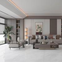 China Modern Porcelain Tile 1200x2700mm Rectified Edge White Polished Matt Finish Durable Floor Tile for sale