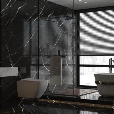 China Modern Porcelain Tile 1200x2700mm 9mm Thick Rectified Edge White Glazed Floor and Wall Tile for sale