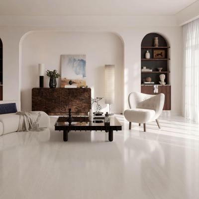 China 9mm Thick 1200x2700mm White Porcelain Floor Tile Modern Wear Resistant for Interiors for sale