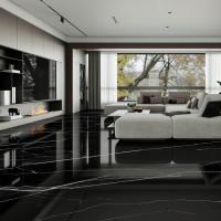 China BOLI 9mm Polished Porcelain Tile 1200x2700mm Durable Flooring for Commercial Projects for sale
