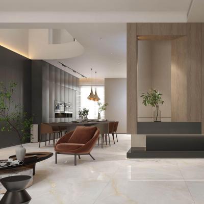 China White Modern Porcelain Tile 1200x2700mm Polished Matt Rectified Indoor Floor Wall Tile for sale