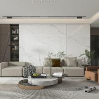 China Modern Porcelain Tile 750x1500mm Matte White Smooth Finish Durable Flooring for Commercial Spaces for sale