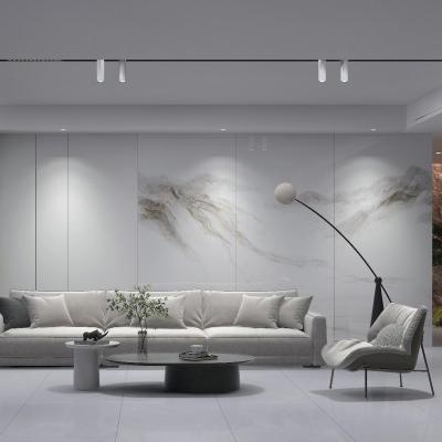 China 1200x2700mm Modern Porcelain Tile 9mm Thickness Floating Installation Durable Flooring for sale