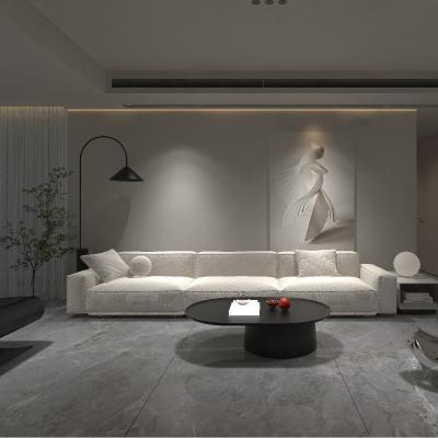 China Modern Porcelain Tile 1200x2700mm 9mm Rectified Edge Polished Matt Finish Stain Resistant Flooring for sale