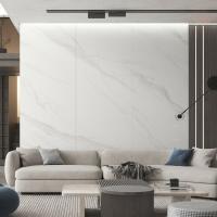 China Floating installation glazed ceramic floor and wall tiles rectified edge perfect solution for creating seamless modern interiors for sale