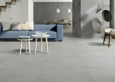 China Porcelain Floor Tile 600x600mm R11 Anti Slip Grey Granite Finish for Indoor Outdoor Use for sale