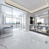 China Big Size Carrara Marble Look Ceramic Tile 300*1200 Mm Accurate Dimensions for sale