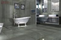 China Grey Stone Look Porcelain Tile 600x600mm Matte Finish Antibacterial Floor Tile for sale