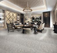 China Rough 24x24 Porcelain Floor Tiles 600x600mm Light Grey - 10mm Thickness with 0.05% Water Absorption for sale