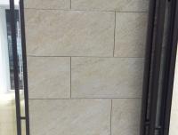 China Scratch Resistant Outdoor Porcelain Tile 600x600mm 9mm Thick Sandstone Series with 0.05% Water Absorption for sale