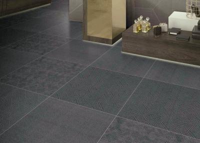 China 600x600mm Stain Proof Carpet Texture Porcelain Tile 10mm Thick R10 Non-Slip Flooring for Indoor Outdoor Use for sale