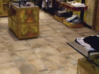 China Antique Cement Look Porcelain Tile 60x60cm R11 Anti-Slip with 10mm Thickness for Balcony & Floor for sale