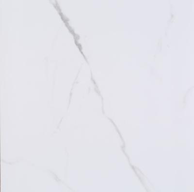 China 24x24 Carrara White Porcelain Floor Tiles 10mm Thickness with PEI 4 Commercial Rating for sale