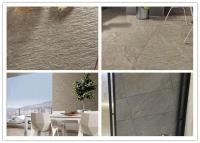 China Imitated Look Polished Travertine Floor Tile / Sandstone Porcelain Tiles for sale