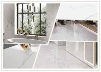 China Carrara Super White Porcelain Tile 24x48 12mm Thickness with 0.05% Water Absorption and Commercial Grade 4 Abrasion Resistance for sale